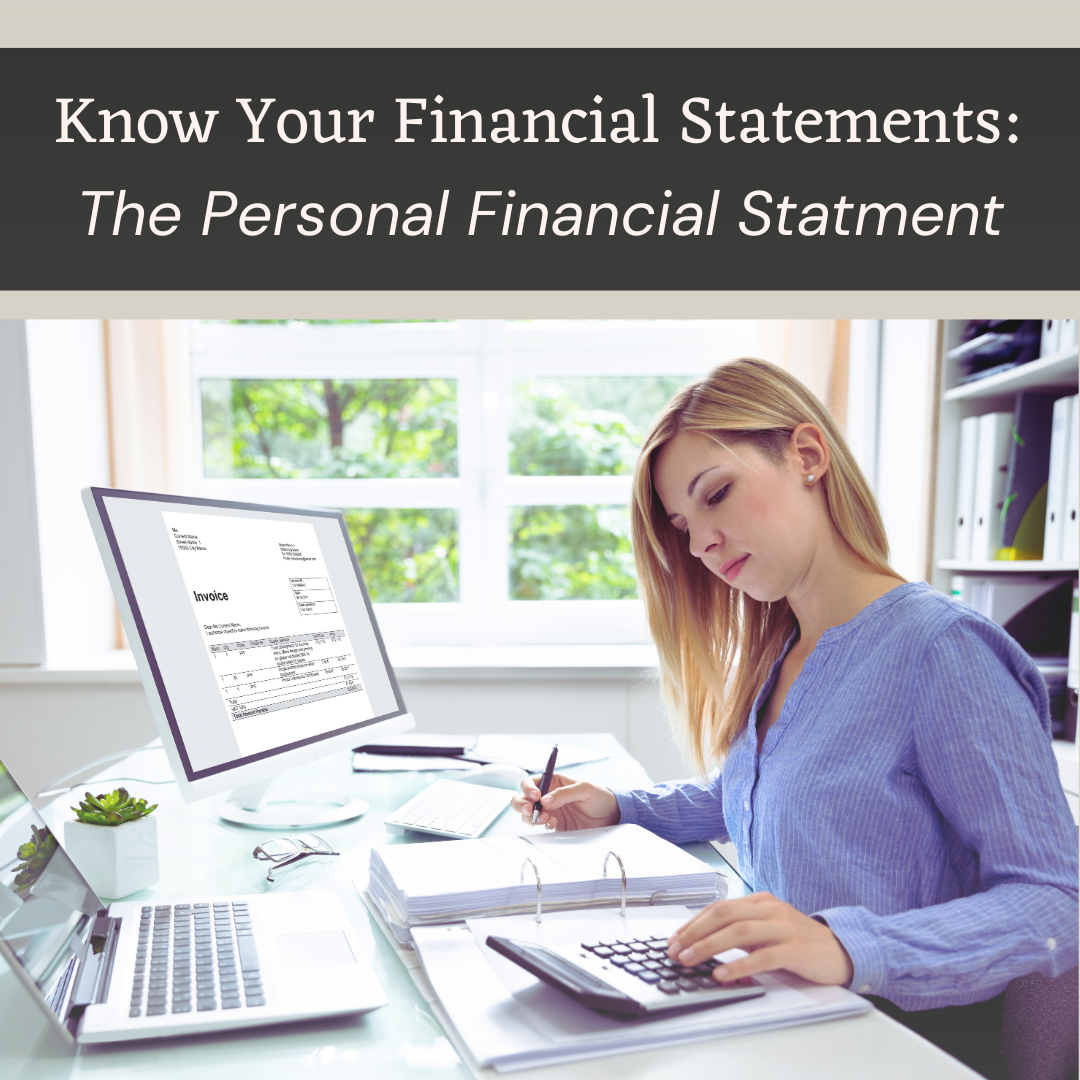 Know Your Financial Statements—The Personal Financial Statement – Susan ...